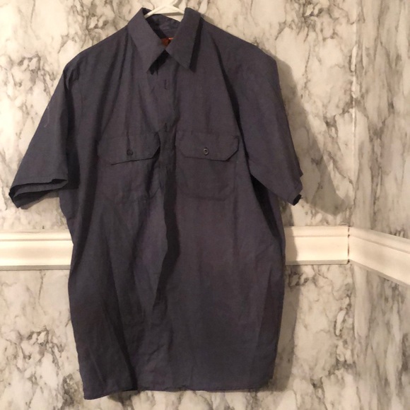 Red Kap | Shirts | Used Mens Large Red Cap Work Shirt | Poshmark